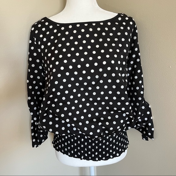 MICHAEL Michael Kors | Tops | Michael Kors 34 Sleeve Banded Bottom Top ...